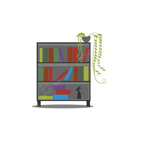 bookshelfvector or color illustration color shelf row vector color