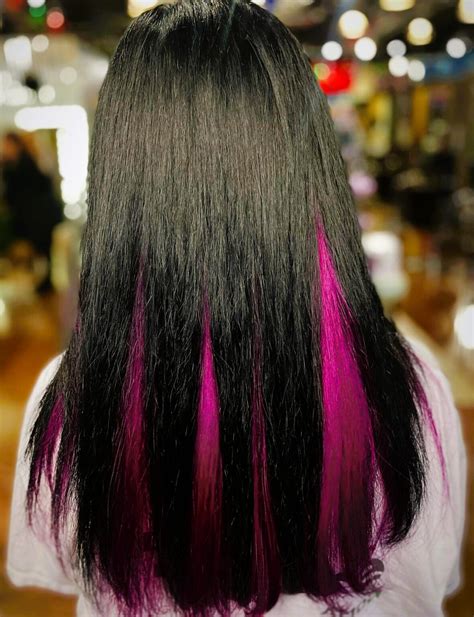 Black And Pink Hair Ideas And Pictures