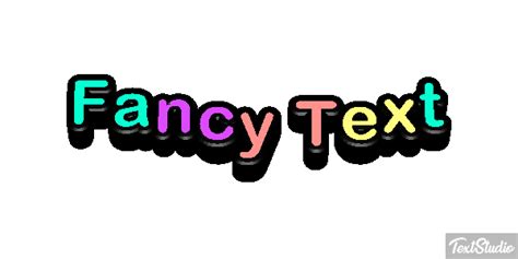 Fancy Text Font Animated  Logo Designs