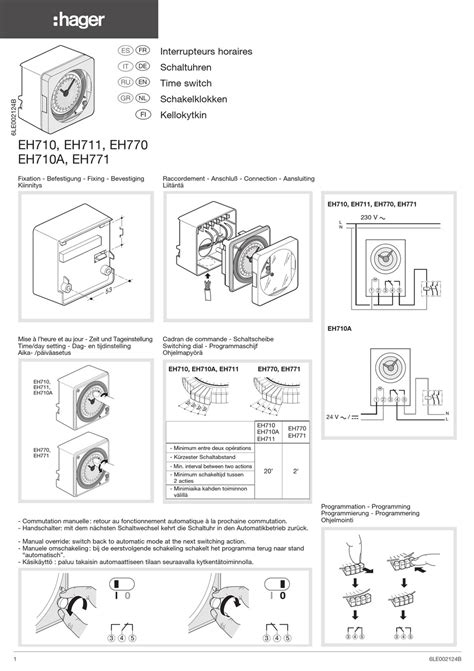Hager Time Switch Wiring Diagram