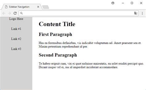 Page Layout Techniques CSS Tutorial