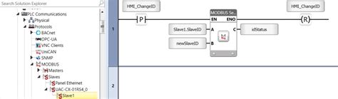 Block Modbus Set Slave Id Unilogic Software Unitronics Support