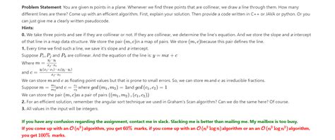 Solved Problem Statement You Are Given N Points In A Plane Chegg
