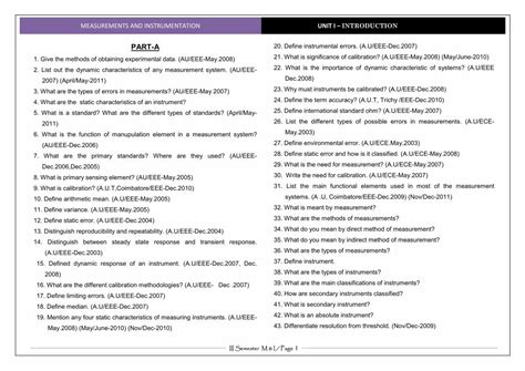 Pdf Measurements And Instrumentation Unit I … · Measurements And Instrumentation Unit I