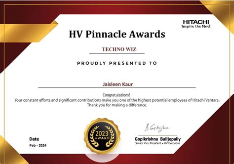 Jaisleen Kaur On Linkedin I Am Honored To Share That I Have Received The Pinnacle Award I Want