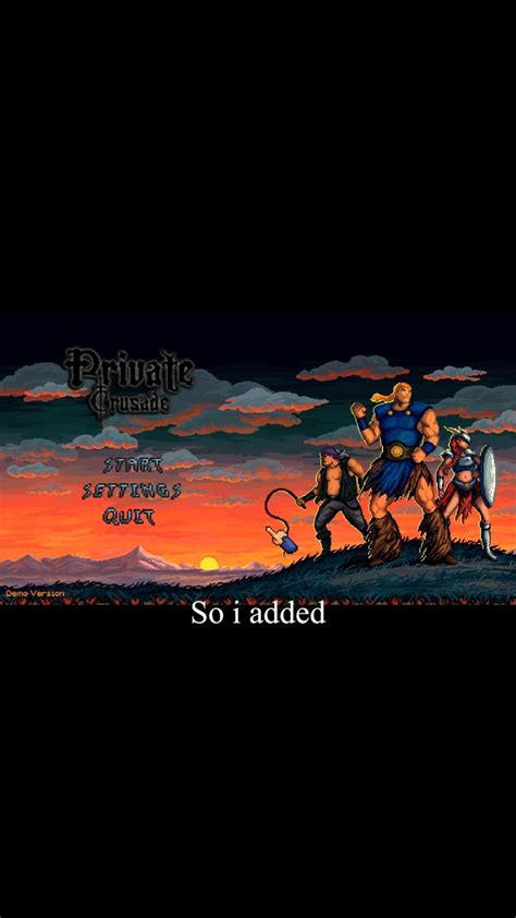 So I Added Settings To My Indie Game Rindiegame