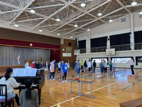 卒業式練習 大山崎町立第二大山崎小学校