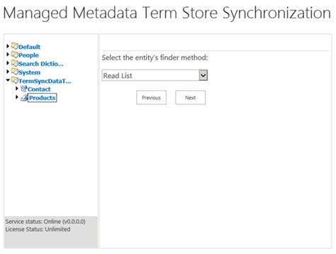 Product Brief Metadata Term Store Sync For Sharepoint Thor Projects