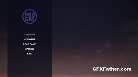Unreal Engine Pro Game Menu 50 Gfxfather