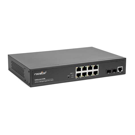 SolidConnect SCM Port PoE Gigabit L Managed Ethernet Switch Port PoE Port SFP