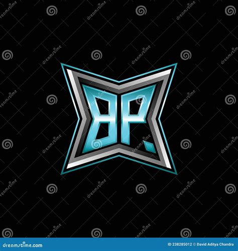 BP Logo Monogram Geometric Modern Design Stock Vector Illustration Of Emblem Brand