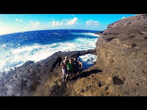 Hanauma Bay Rock Bridge Hike Oahu Hawaii Gopro 4 Silver Youtube