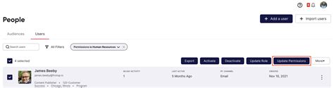 bulk update roles and permissions firstup