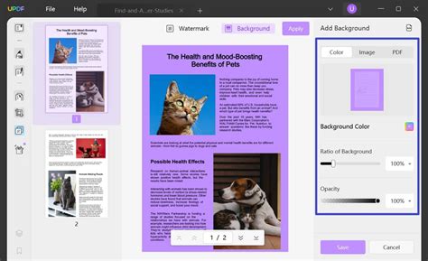 How To Add Background To PDF On Windows User Guide