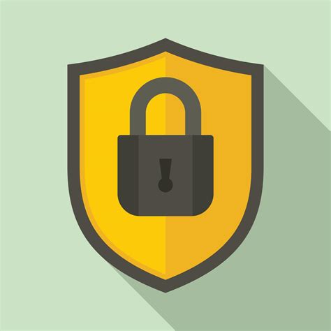 Shield Protect Security Icon Flat Style 14611469 Vector Art At Vecteezy