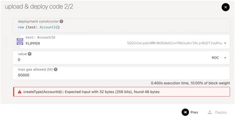 Ink Expected Input With 32 Bytes 256 Bits Found 48 Bytes Substrate And Polkadot Stack