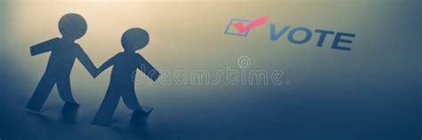 Voting And Election Concept Making The Right Decision Stock Image