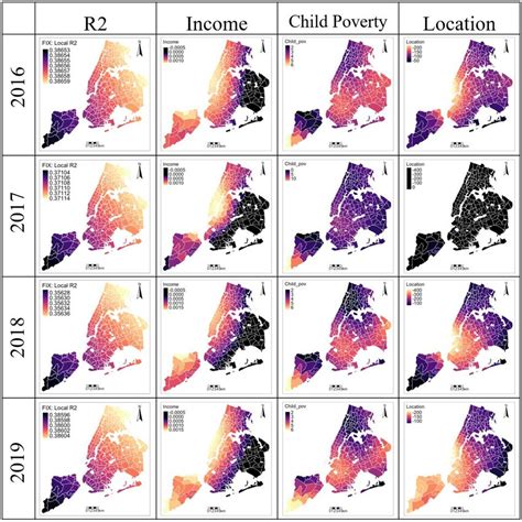 Gtwr Results Of Misdemeanor Crime Class With Correlation Value And Download Scientific Diagram