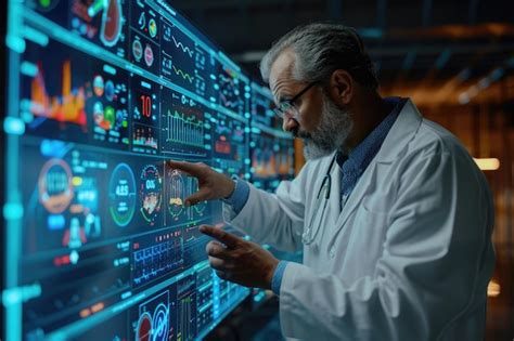 Los Médicos Ven Las Imágenes De La Radiografía Computarizada Foto Premium