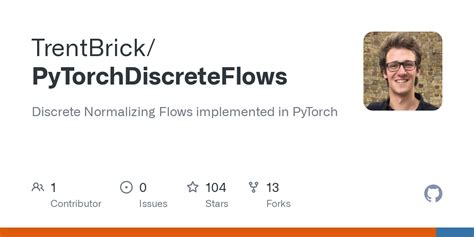 github trentbrick pytorchdiscreteflows discrete normalizing flows implemented in pytorch