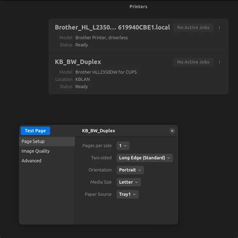 Linux Printer Via Brother Printers Hl L2350dw
