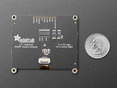 Adafruit Sharp Memory Display Breakout — 27″ 400×240 Monochrome Raspberry Pi в Киеве Украина