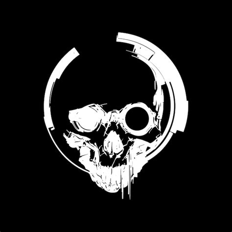 Simple Minimalist Skull Logo In Vector Premium Ai Generated Vector