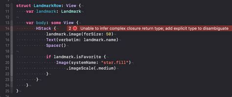Xcode11 Unable To Infer Complex Closure Return Type With Swiftui