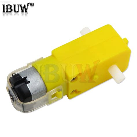 ชุดสำหรับ Arduino Diy ล้อมอเตอร์เกียร์รถหุ่นยนต์ชั้นเลิศมอเตอร์ Tt