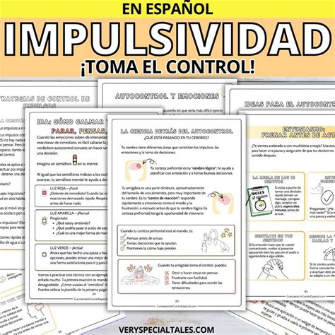 Cuaderno Impulsividad Y Autocontrol En Adolescentes Formato Pdf
