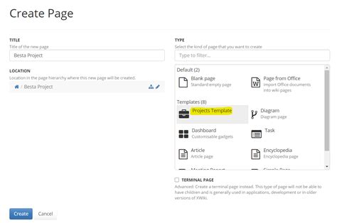 How To Create A Project Template In XWiki XWiki
