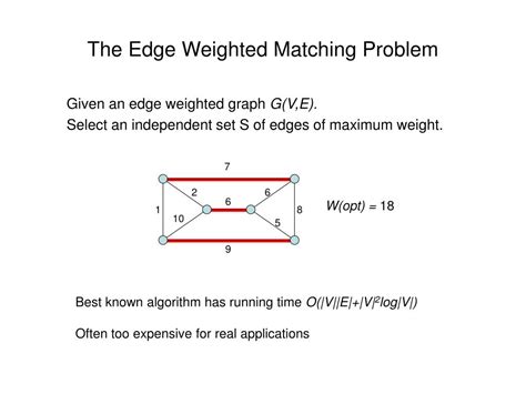 Ppt Computing Approximate Weighted Matchings In Parallel Powerpoint Presentation Id 6132461