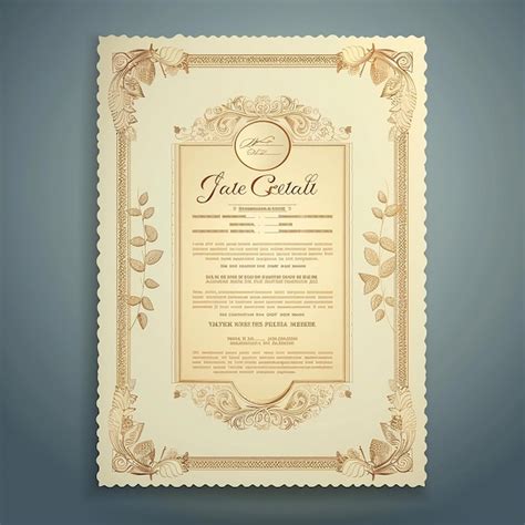 Gradient And Modern Certificate Template With Batch Of Best Performance Premium Ai Generated Image