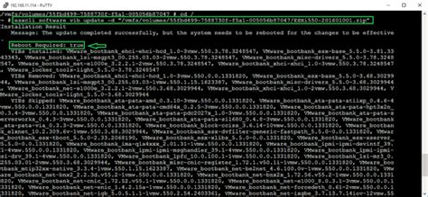 Patching And Upgrading ESXi Using ESXCLI Commands