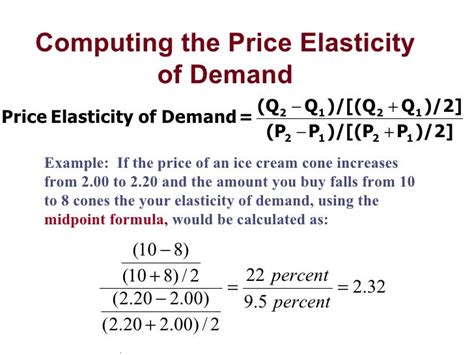 elasticity and forecasting