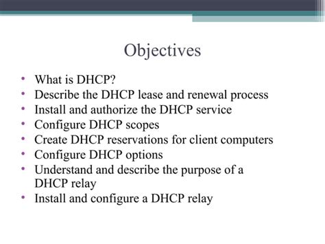 Wintel Ppt For Dhcp Ppt Computer Networking Computing