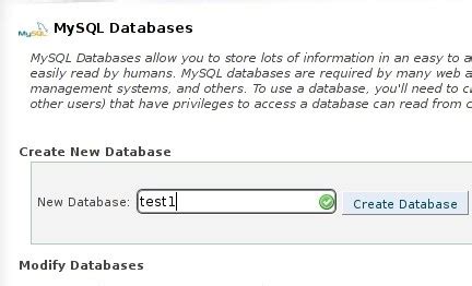 Cómo crear una base de datos MySQL con cPanel