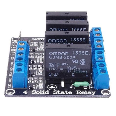 4 Channels Solid State Relay Module Low Trigger