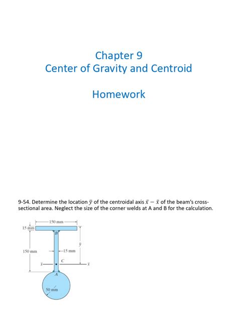 Ch09 Center Of Gravity And Centroid Problems