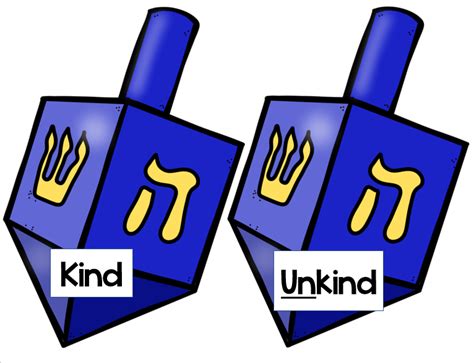Hanukkah Kindness Activity Kind Or Unkind Sort For Sel Curriculum