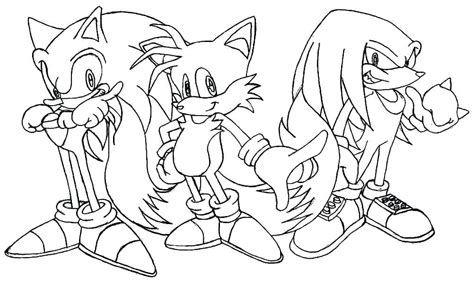 Sonic Tails Coloring Pages At GetDrawings Free Download