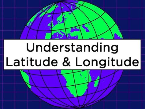 Understanding Latitude And Longitude Ks2ks3 Teach It Forward