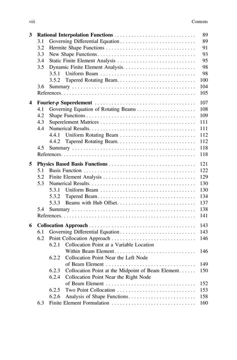 Finite Element Analysis Of Rotating Beams Physics Based Interpolation