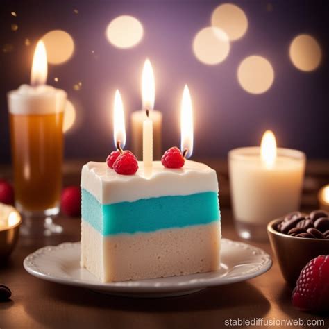 Birthday Celebration With Soap Cake Stable Diffusion Online