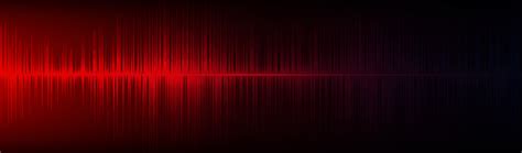 파노라마 블랙과 레드 디지털 사운드 웨이브 배경 기술 및 지진 웨이브 다이어그램 개념 음악 스튜디오 및 과학을위한 디자인 벡터 일러스트 레이 션 지진계에 대한 스톡 벡터