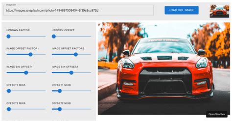 Distort Mirror Effect Codesandbox