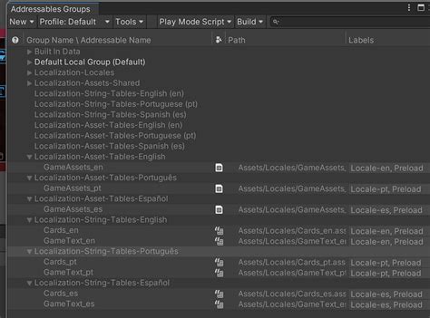 Safely Rename Localization Asset Tables Unity Engine Unity Discussions