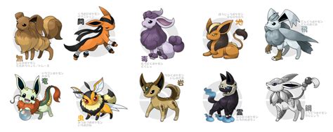 Fake Pokemon Eevee Evolutions