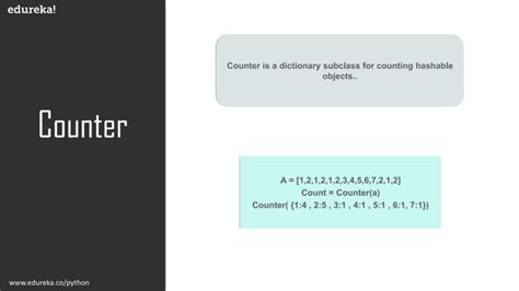 Python Collections Tutorial Edureka Pdf