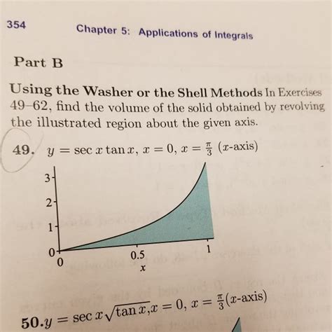 Solved 354 Chapter 5 Applications Of Integrals Part B Using